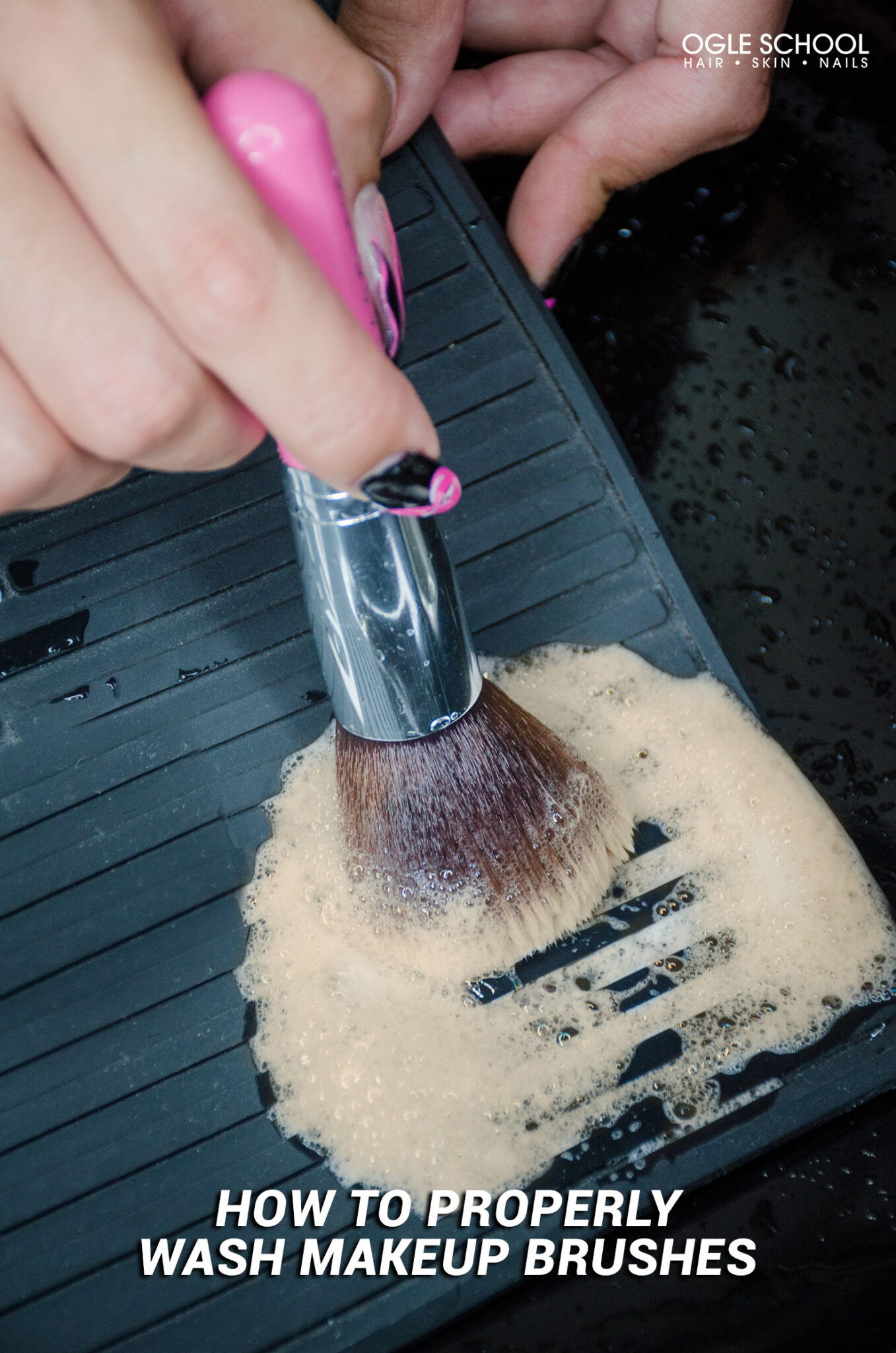 How To Properly Wash Different Types of Makeup Brushes - Cosmetology ...