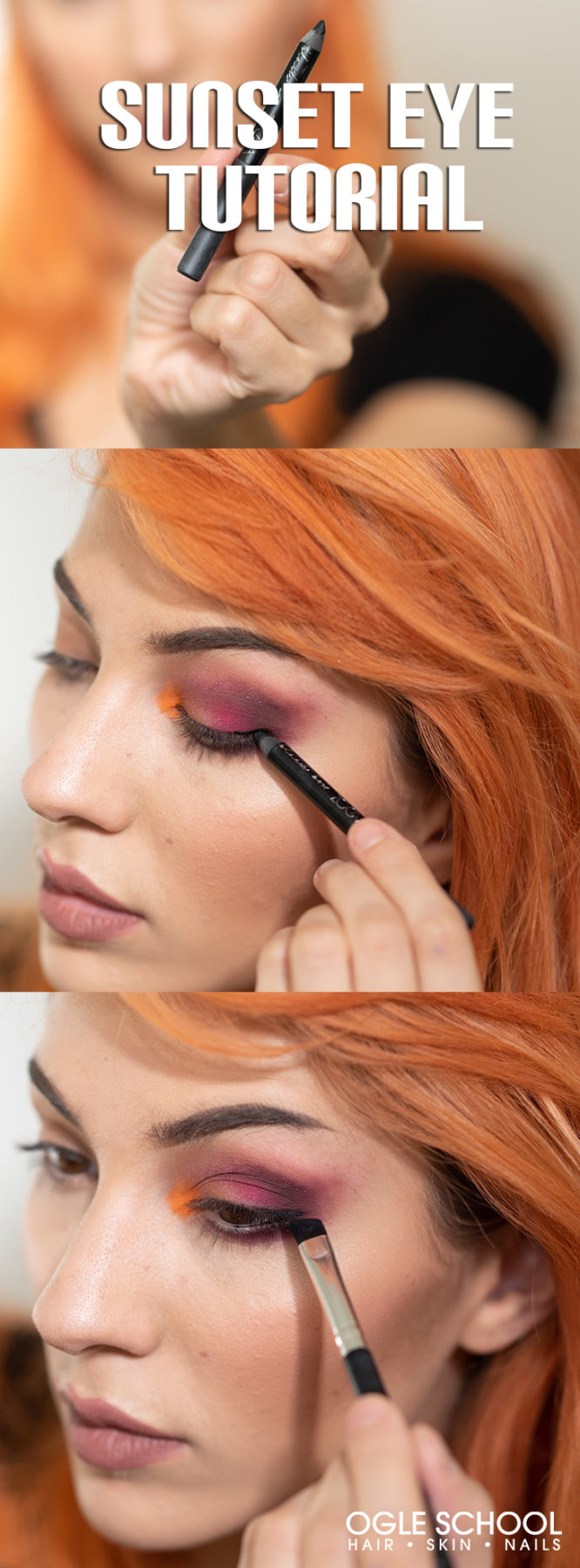 Sunset Eyeshadow: Step-by-Step Makeup Tutorial