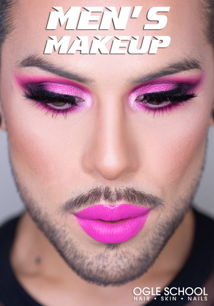 Men’s Makeup Tutorial: Electric Neon Pink Glam! | Ogle School