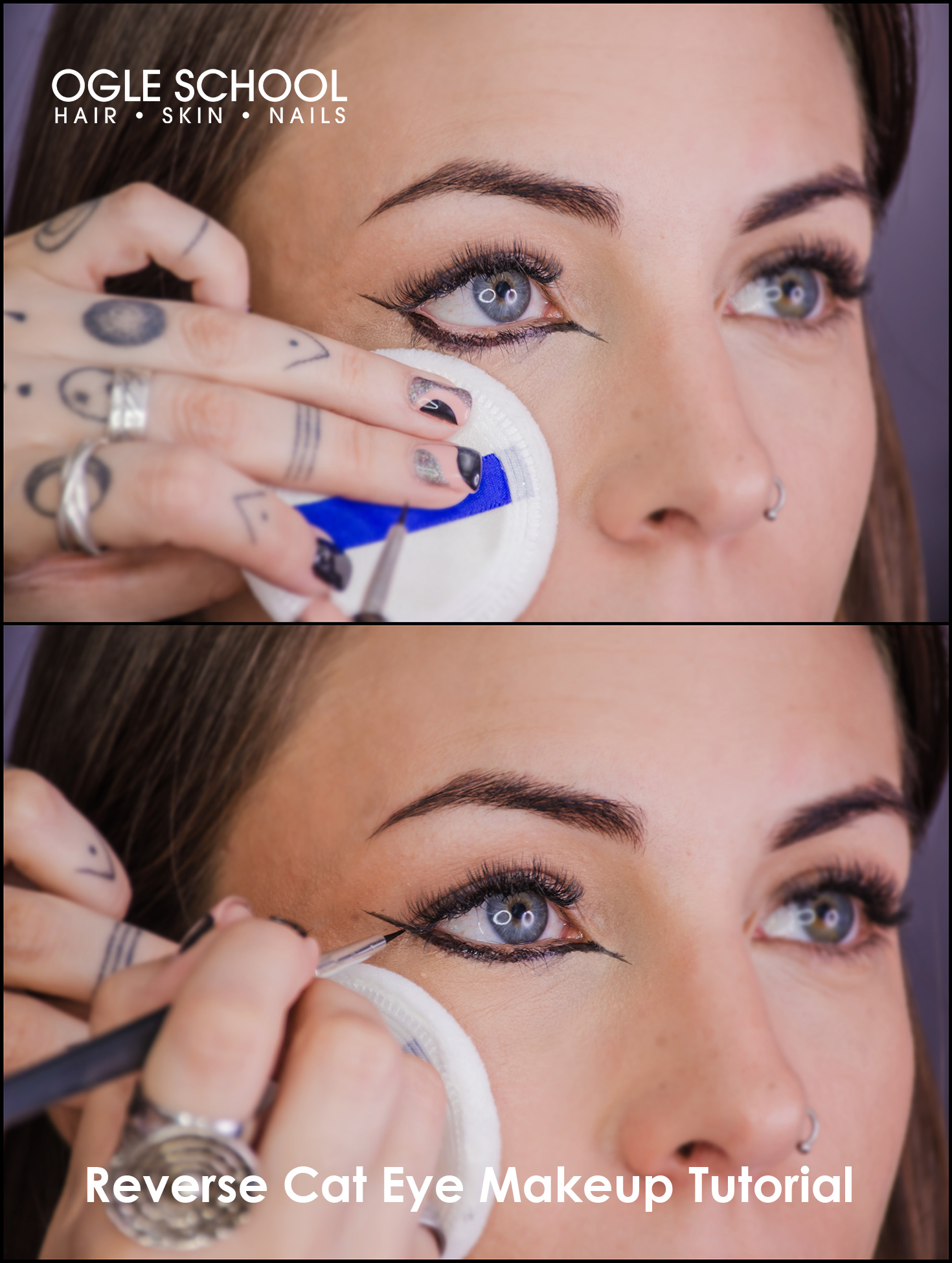 Master the Reverse Cat Eye Makeup Trend | Ogle School