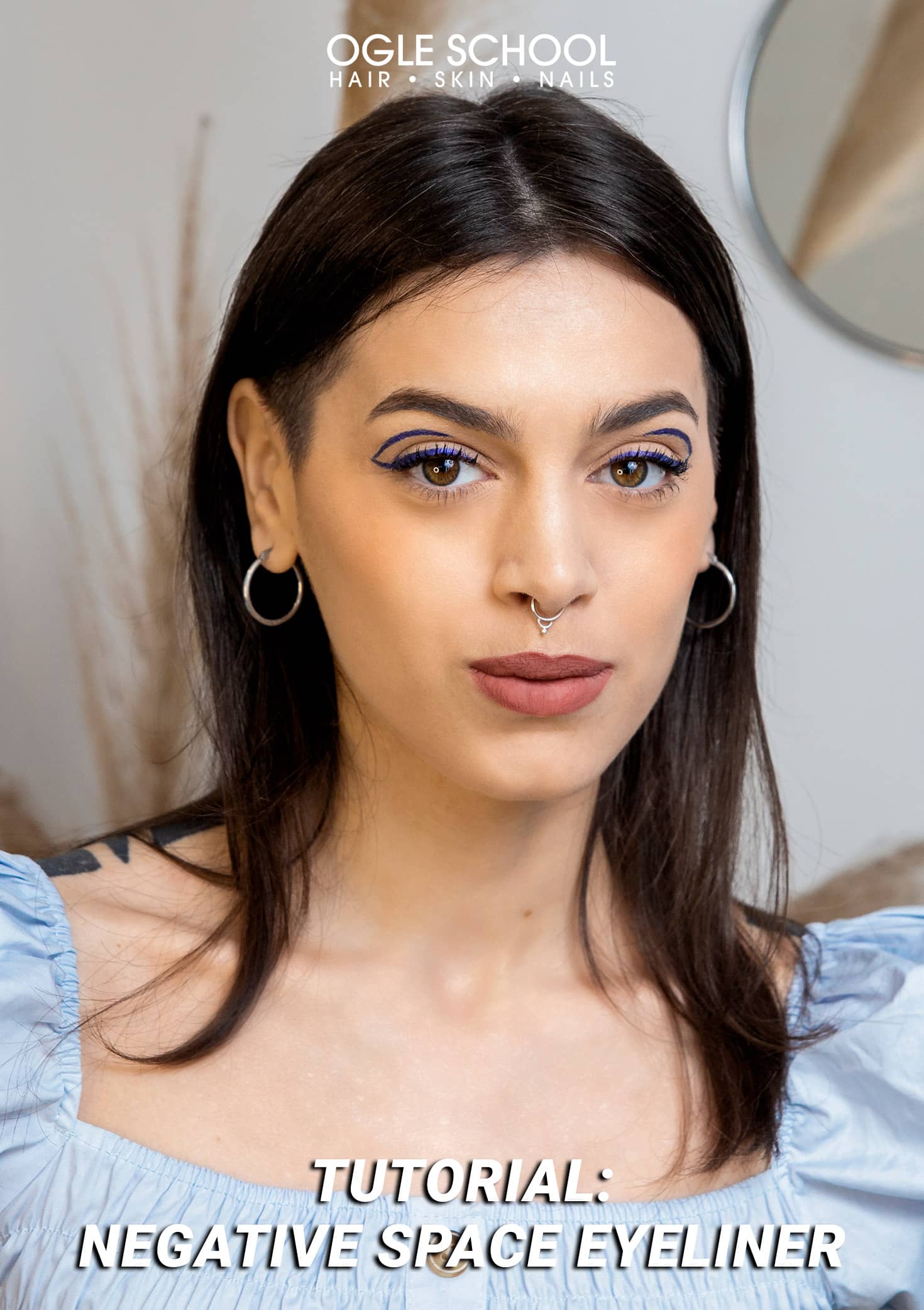 Create a flawless Negative Space Eye Design | Ogle School