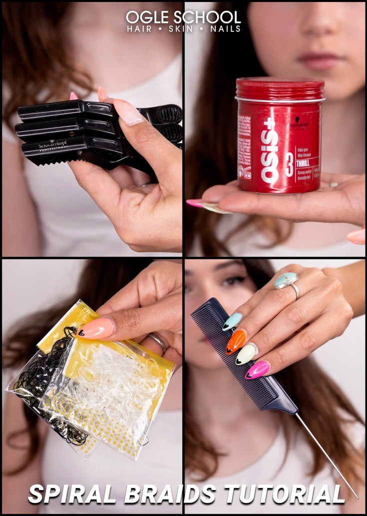 Tutorial Demystify The Spiral Braids Look Ogle School
